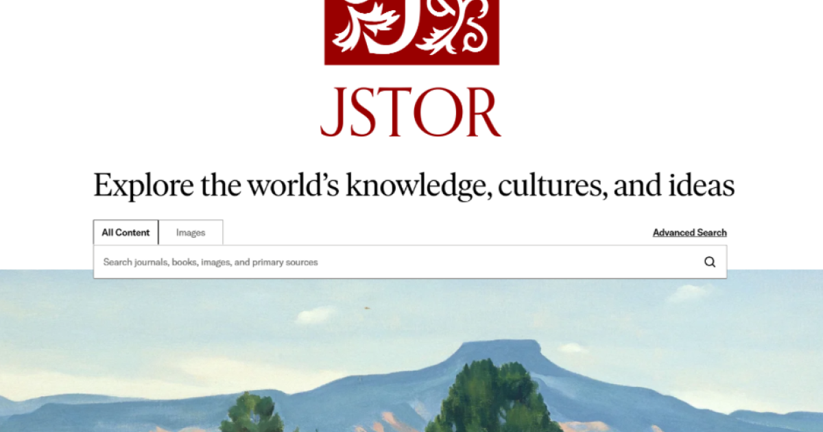 JSTOR Full-Access | Biblioteca delle Arti e dello Spettacolo